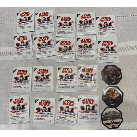 Disney | Toys | Star Wars Last Jedi Cosmic Shells 8 New Sealed Packets ...